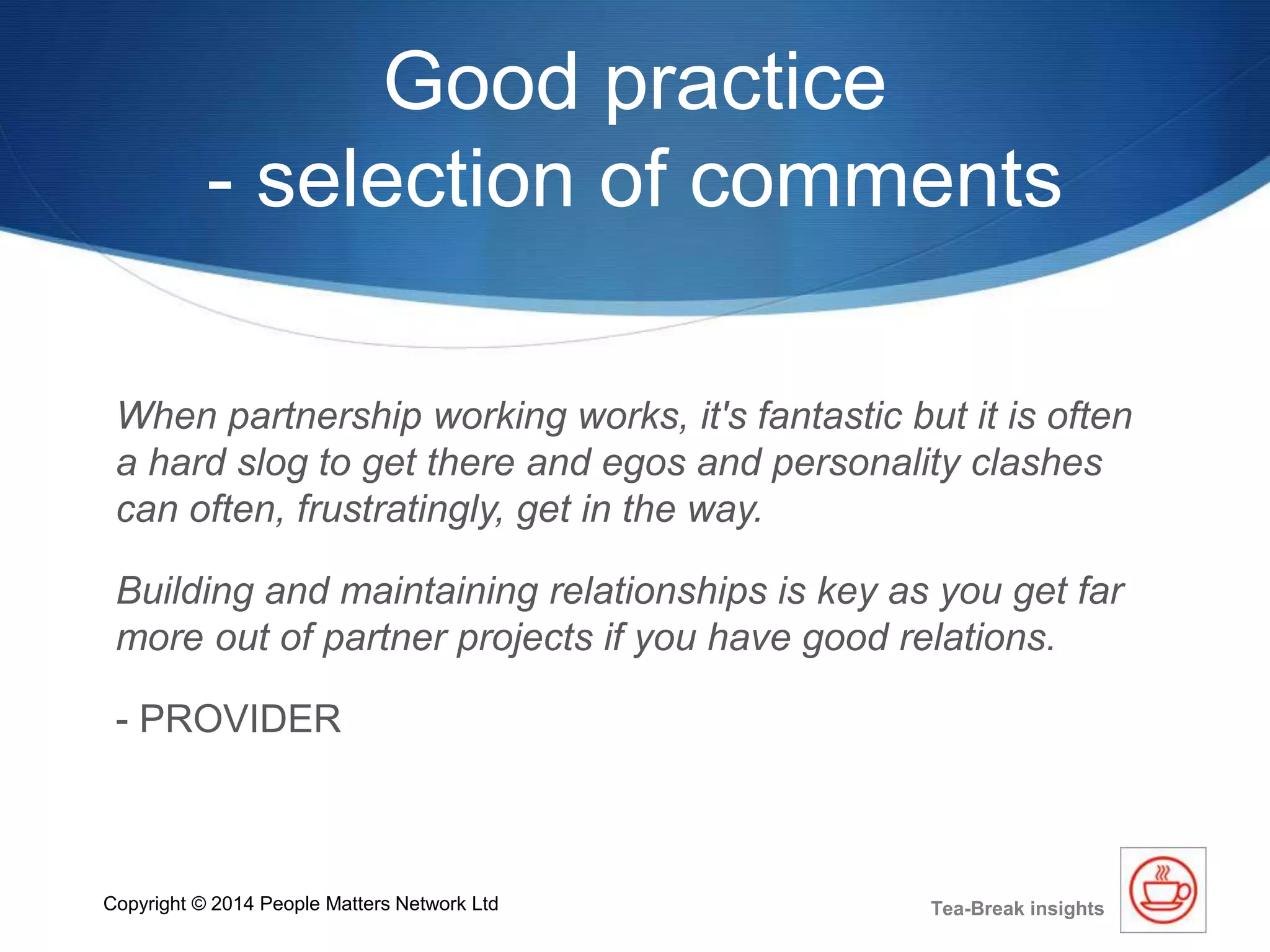 Jonathan Bostock presentation at Open Forum Events' Continuous ...