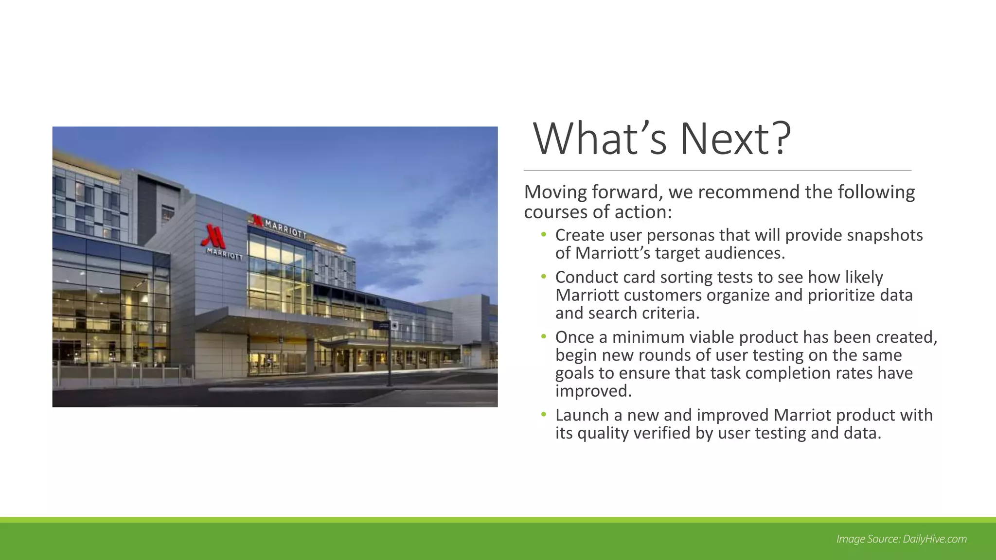 Marriott User Research Findings | PPTX