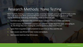 Marriott User Research Findings | PPTX