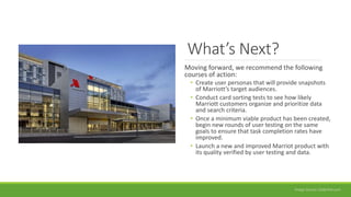 Marriott User Research Findings | PPTX