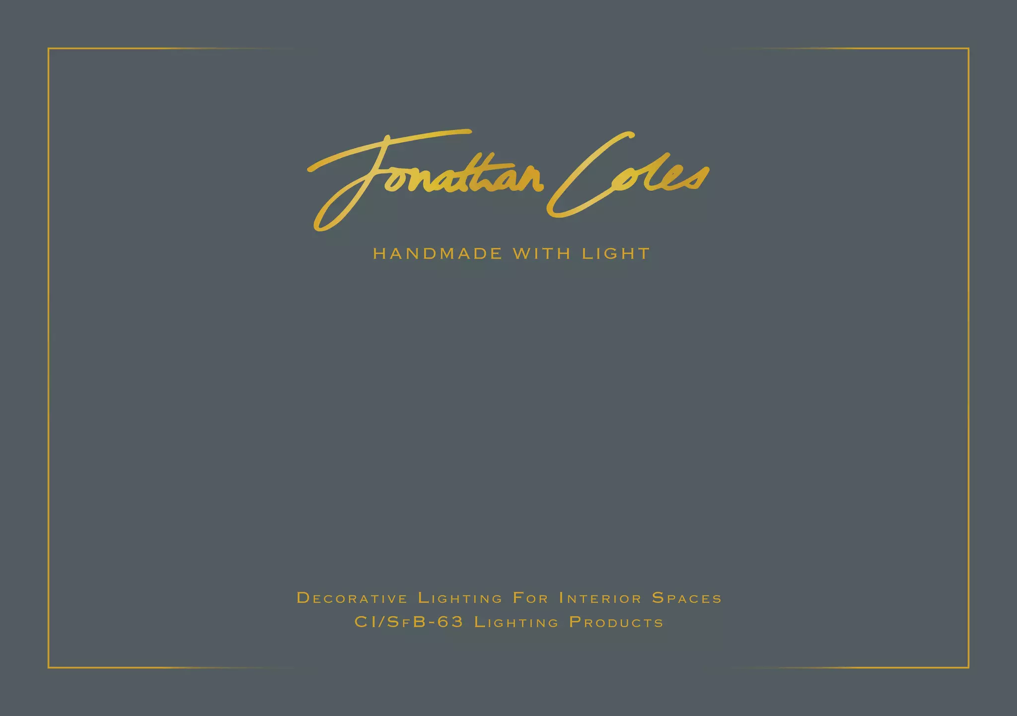 Jonathan Coles Lighting brochure | PPT