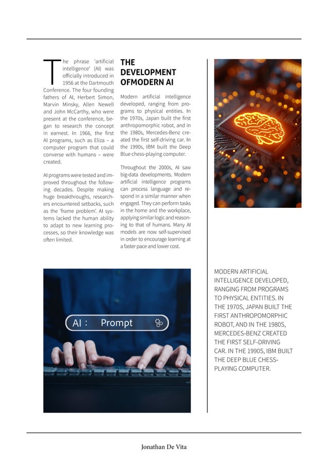 The Birth of Artificial Intelligence | PDF