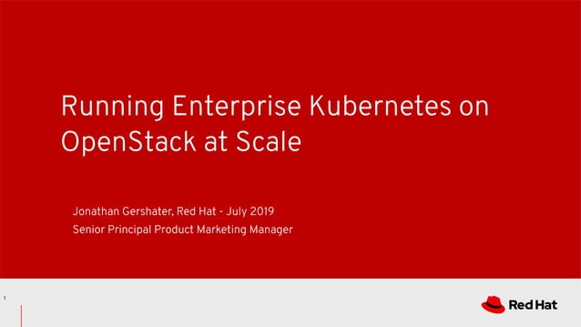 Running Kubernetes on OpenStack | PPT
