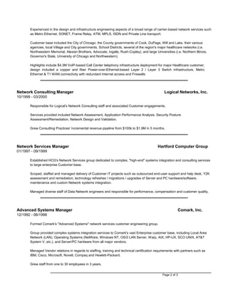 Jonathan Huber Resume (060810) | DOCX | Computer Networking | Computing