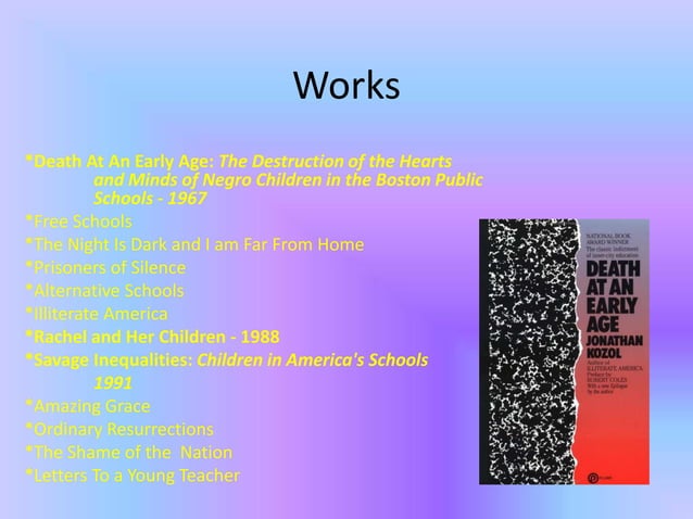Jonathan kozol | PPT