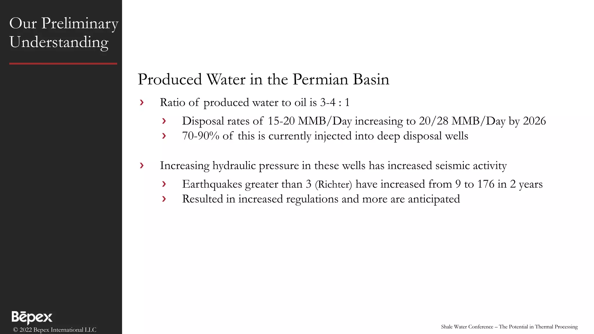 REDUCED DISPOSAL COST OF PRODUCED AND FLOWBACK WATER | PPT