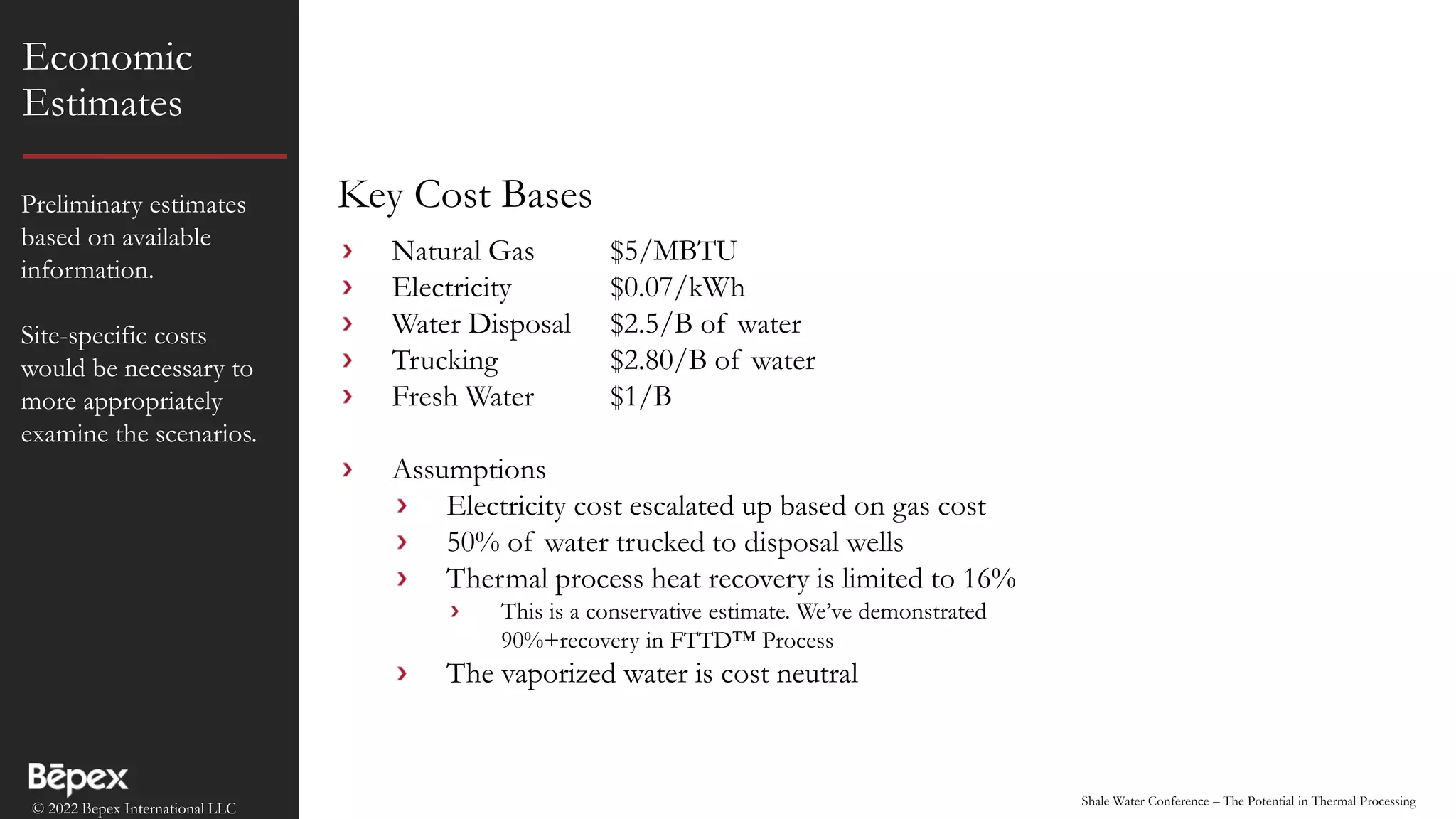 REDUCED DISPOSAL COST OF PRODUCED AND FLOWBACK WATER | PPT