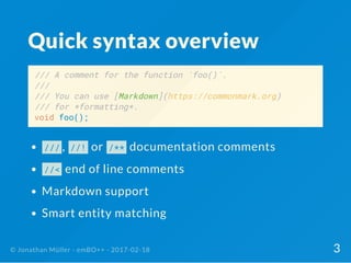 standardese - a WIP next-gen Doxygen | PDF