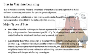 Building a Machine Learning Model and AI Bias | PPT