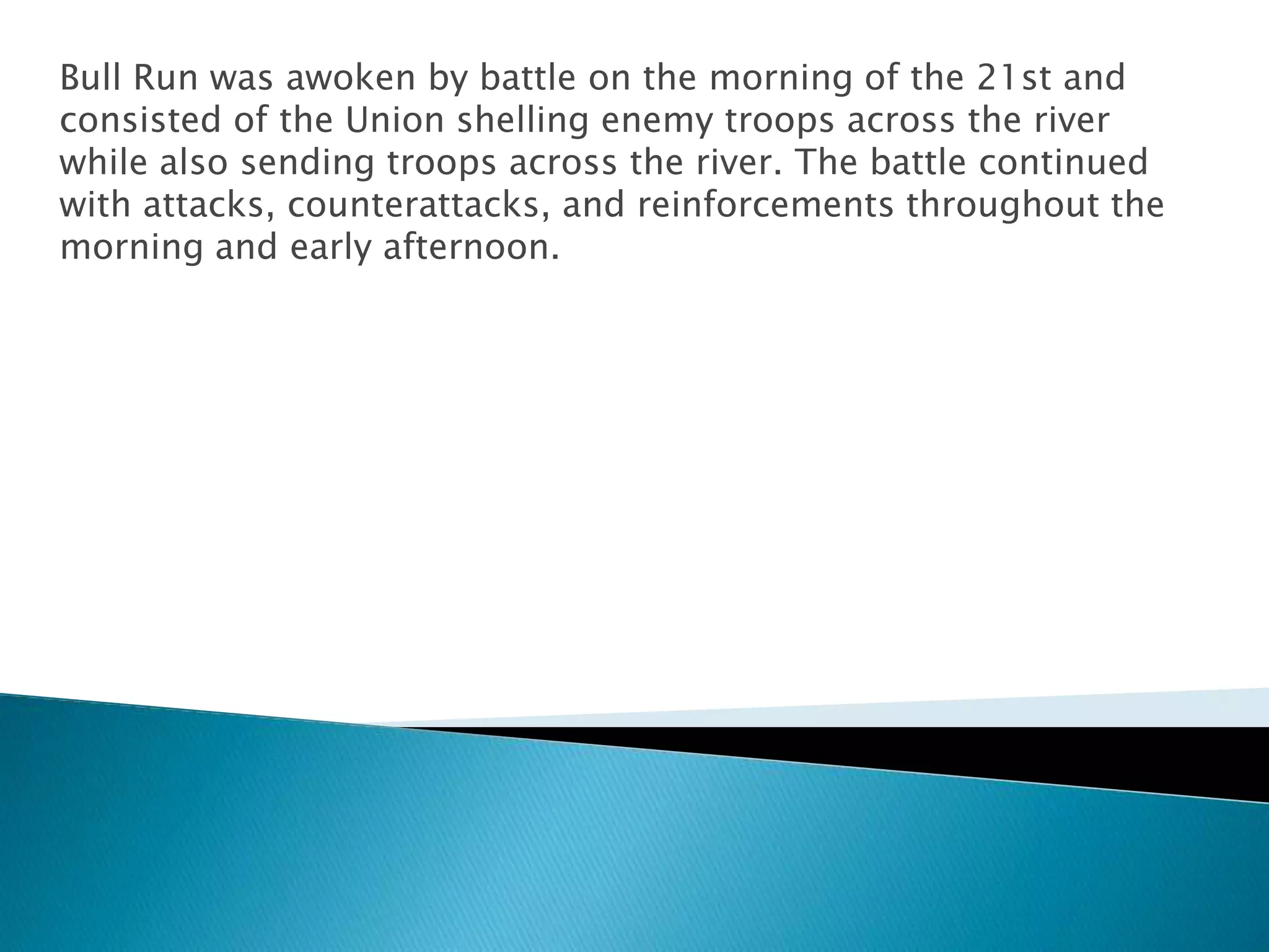 The First Battle of Bull Run | PPTX