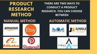 Product research presentation | PDF