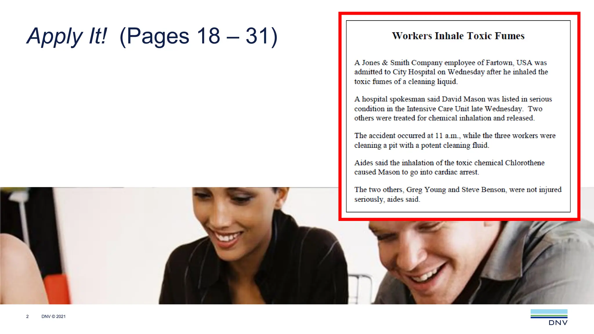 Jone mSmith Accident investigation can be studied | PPT