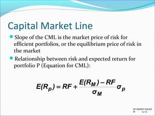 Asset Pricing Models | PPT | Stocks and Bonds | Personal Investing