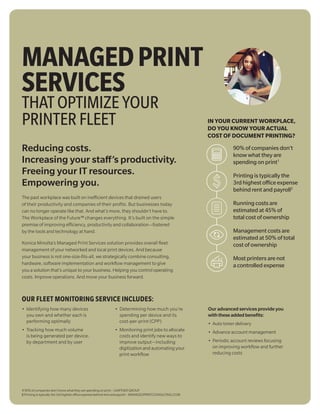 learn more about Konica Minolta | PDF