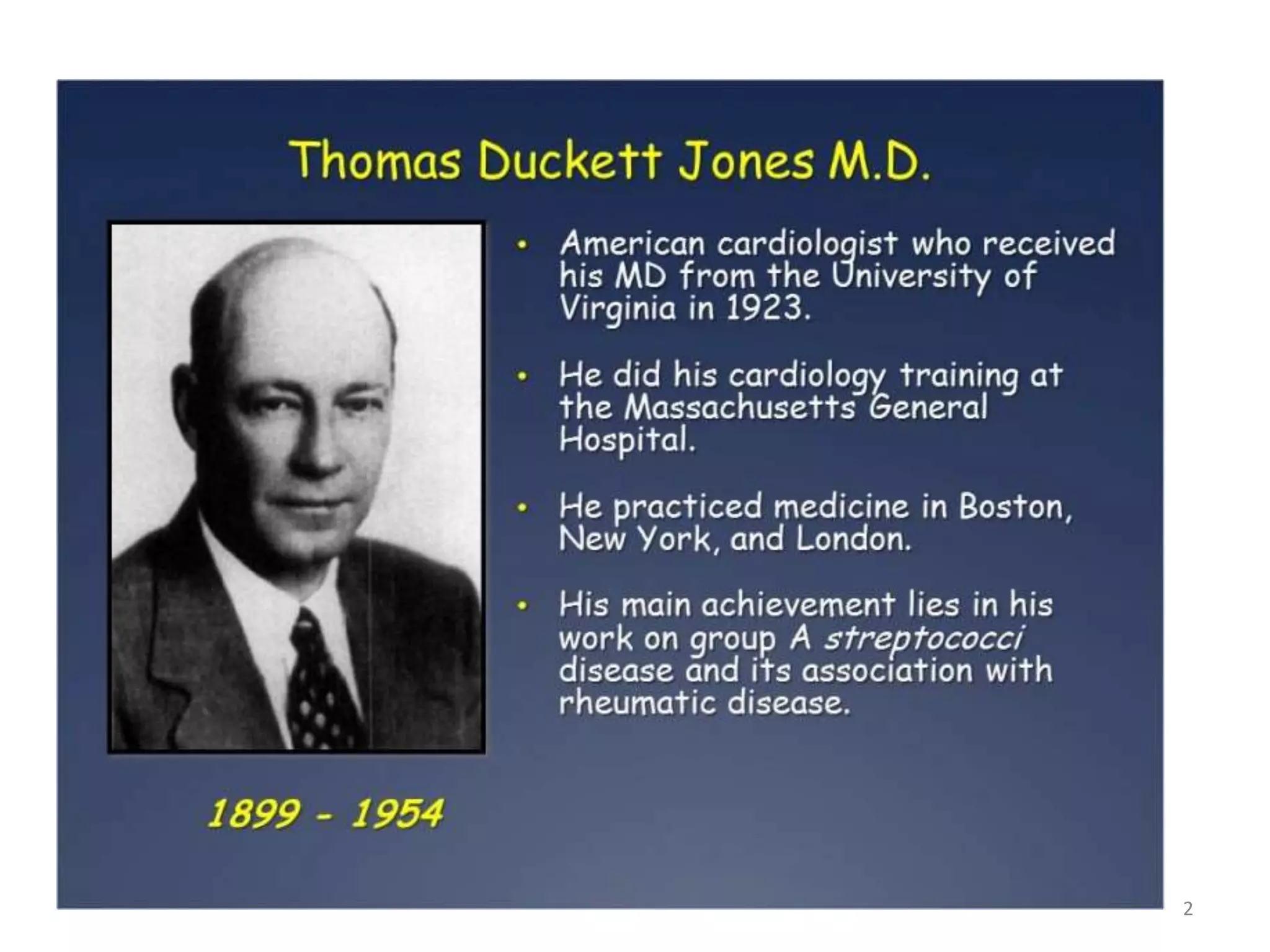 2015 Jones criteria for the diagnosis of rheumatic fever | PPTX
