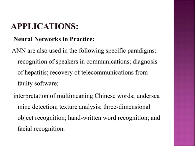 neural networks | PPT