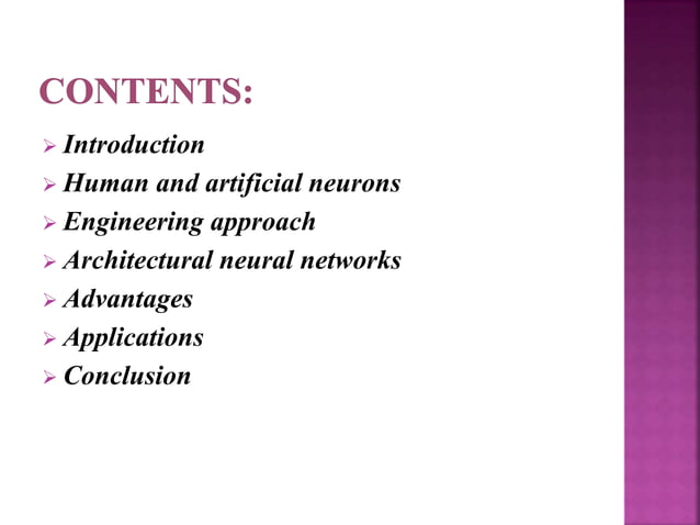 neural networks | PPT