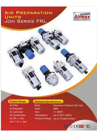 Jon Series FRL Air Preparation Unit | PDF