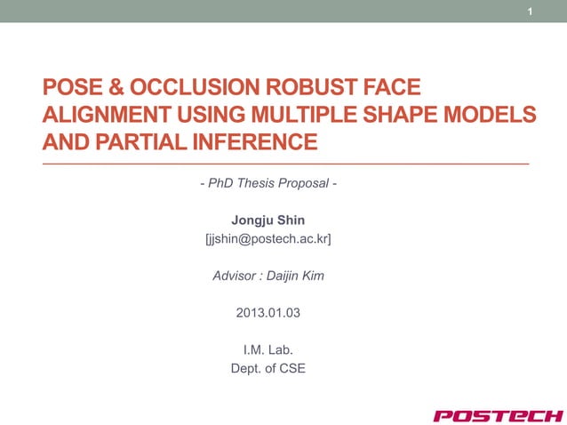 All pose face alignment robust to occlusion | PDF | Technology & Computing