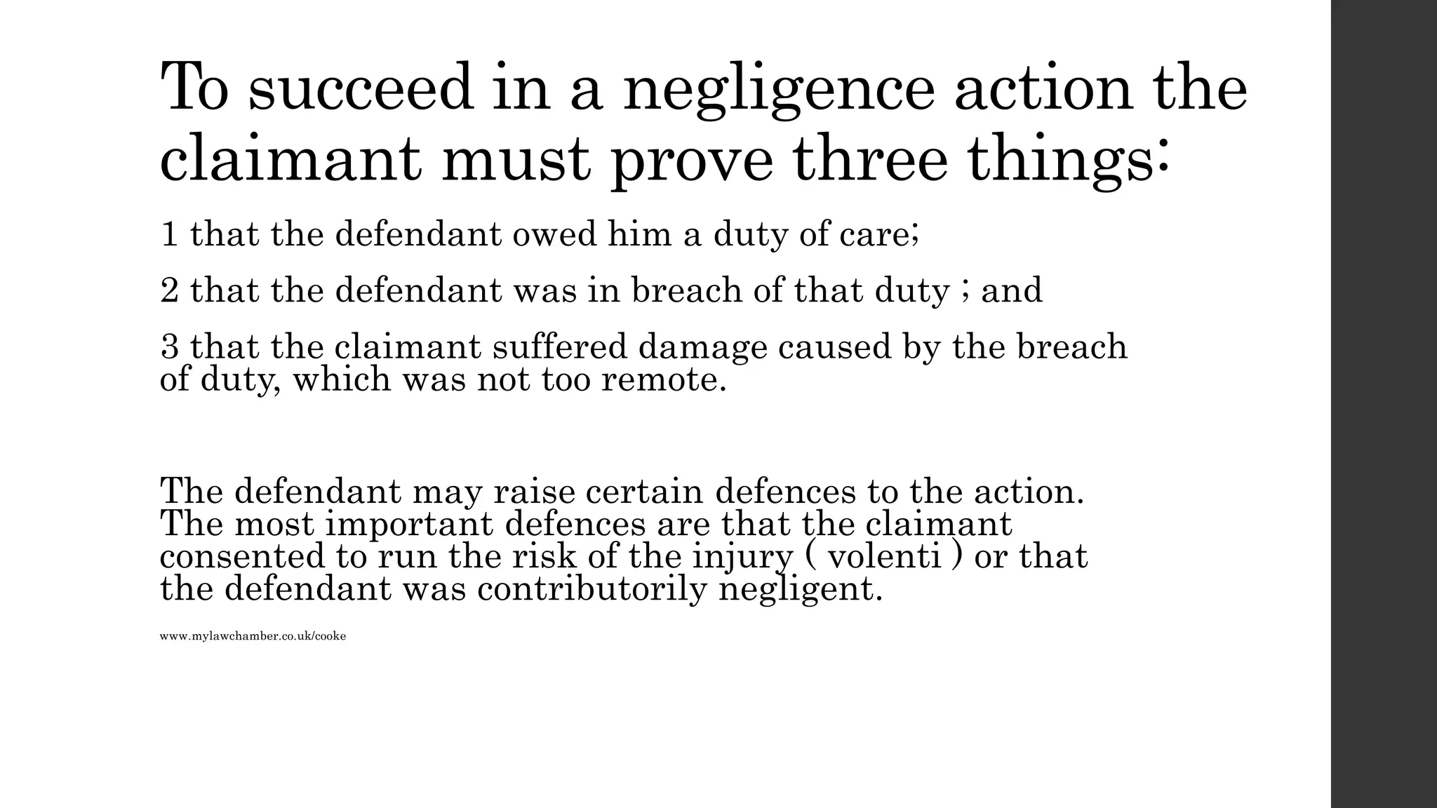 Jong's Report on Risk Management: Basic Law of Negligence | PPTX