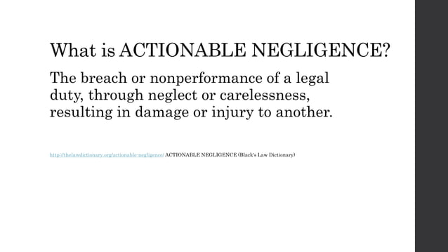 Jong's Report on Risk Management: Basic Law of Negligence | PPT