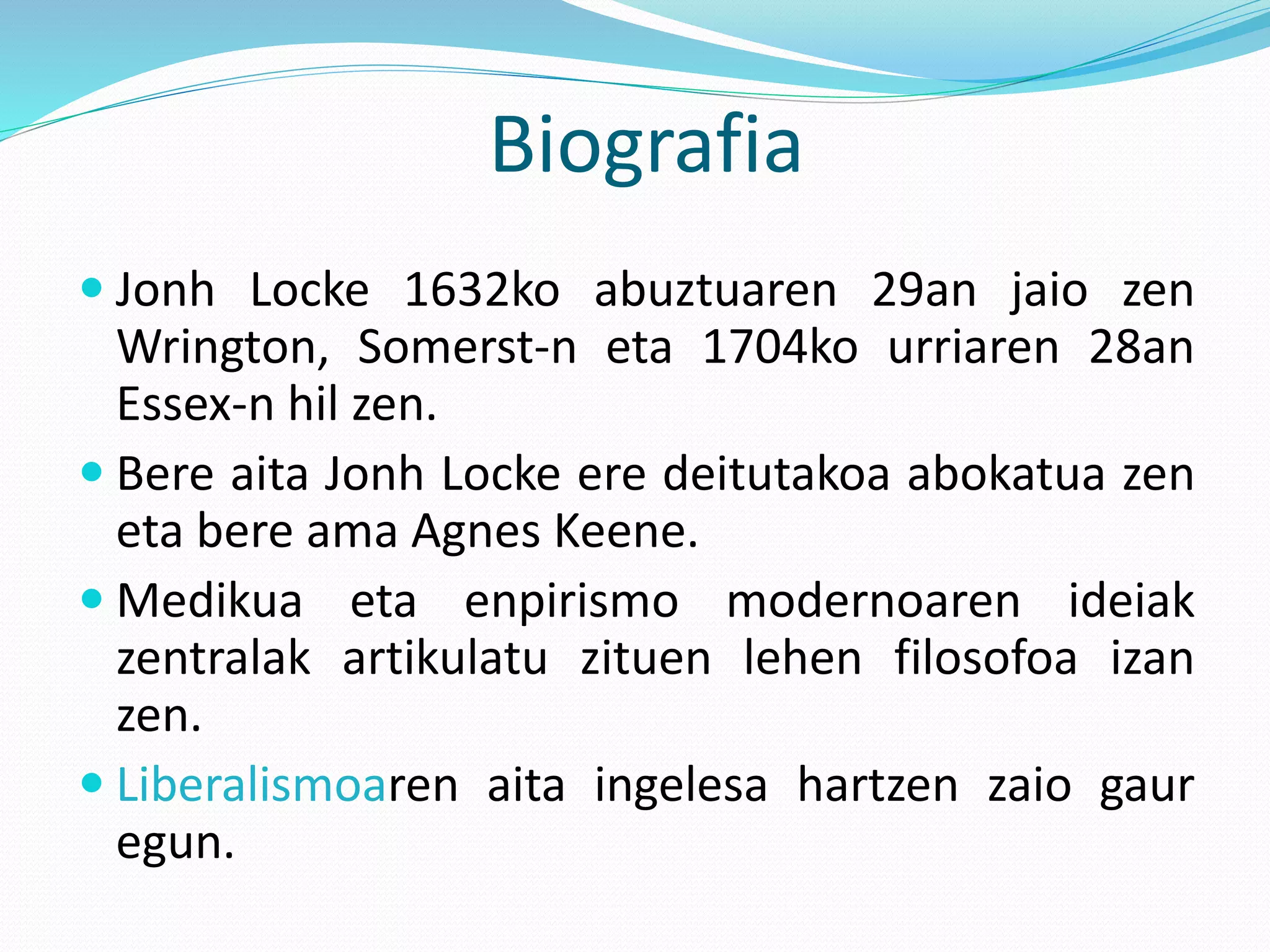 John locke filosofia | PPT