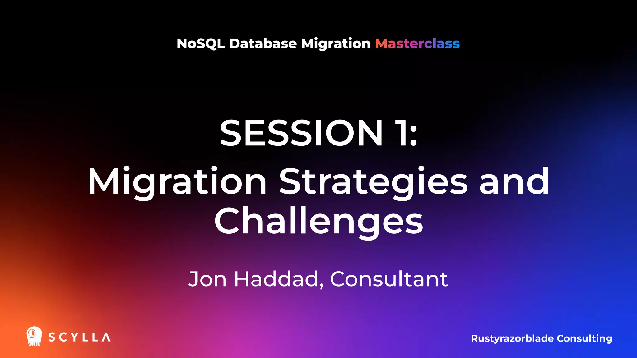 Nosql Data Migration Masterclass Session 1 Migration Strategies And
