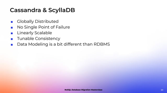 Nosql Data Migration Masterclass Session 1 Migration Strategies And