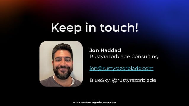 Nosql Data Migration Masterclass Session 1 Migration Strategies And
