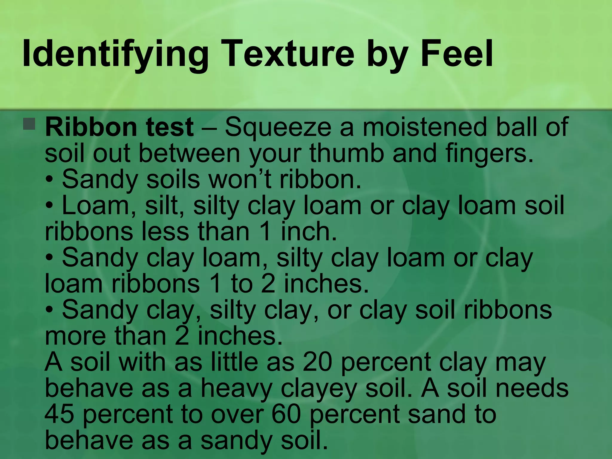 Jon Hill Turf | What is Soil Made Up for Growing Turf and Plants | PPT