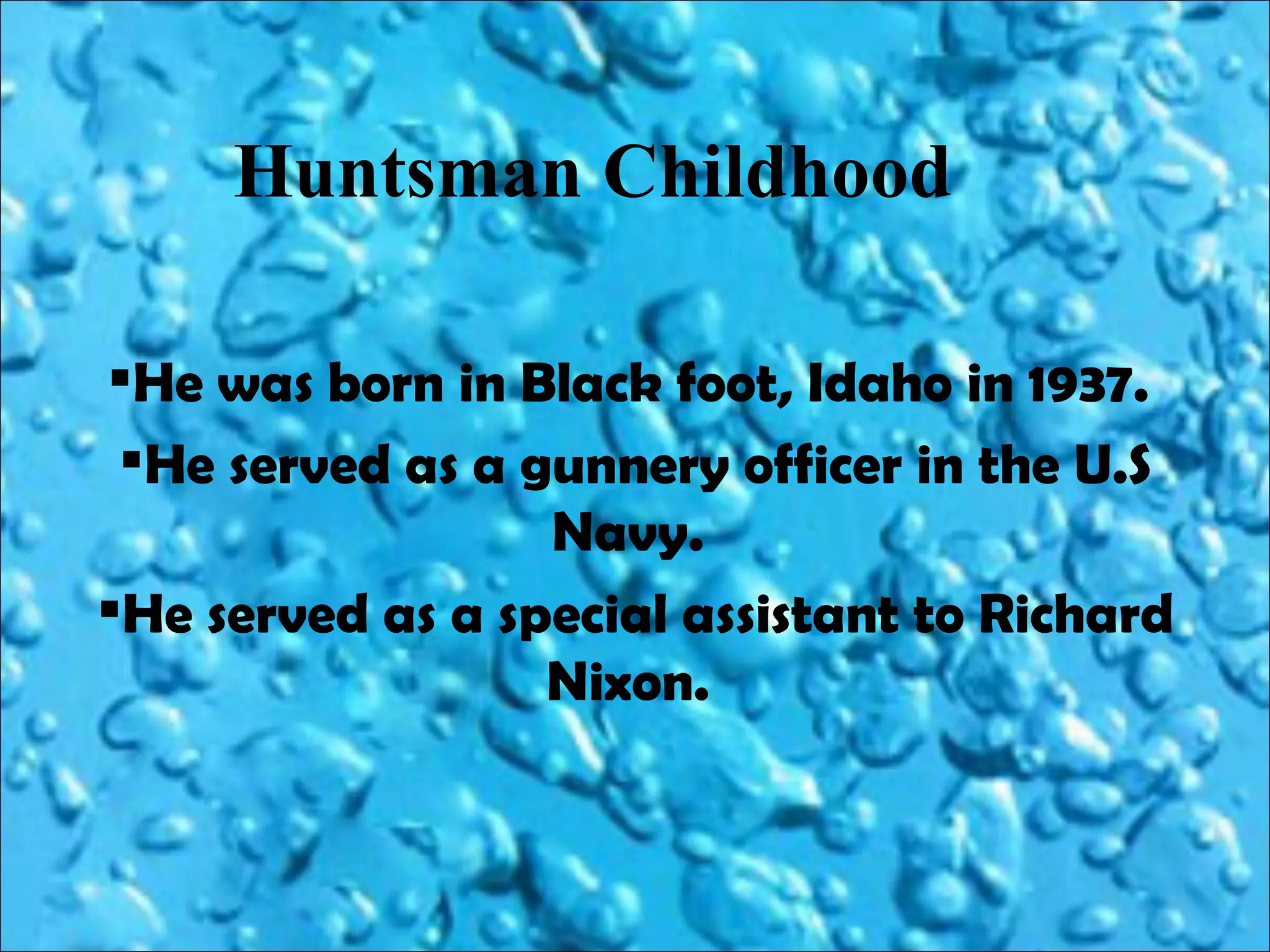 Jon Huntsman Presentation | PPT