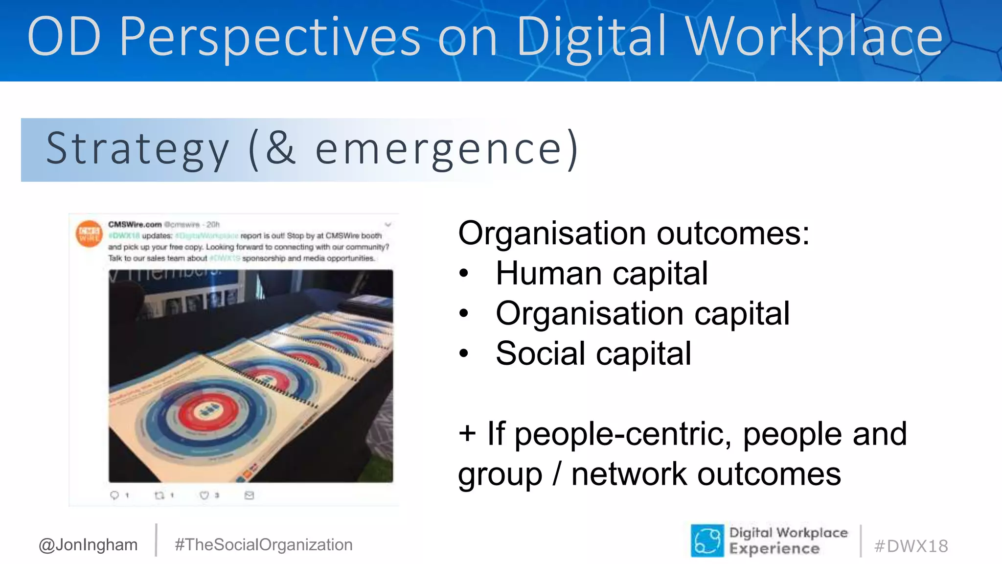 Organisation Design for Digital Workplace Experience | PPT