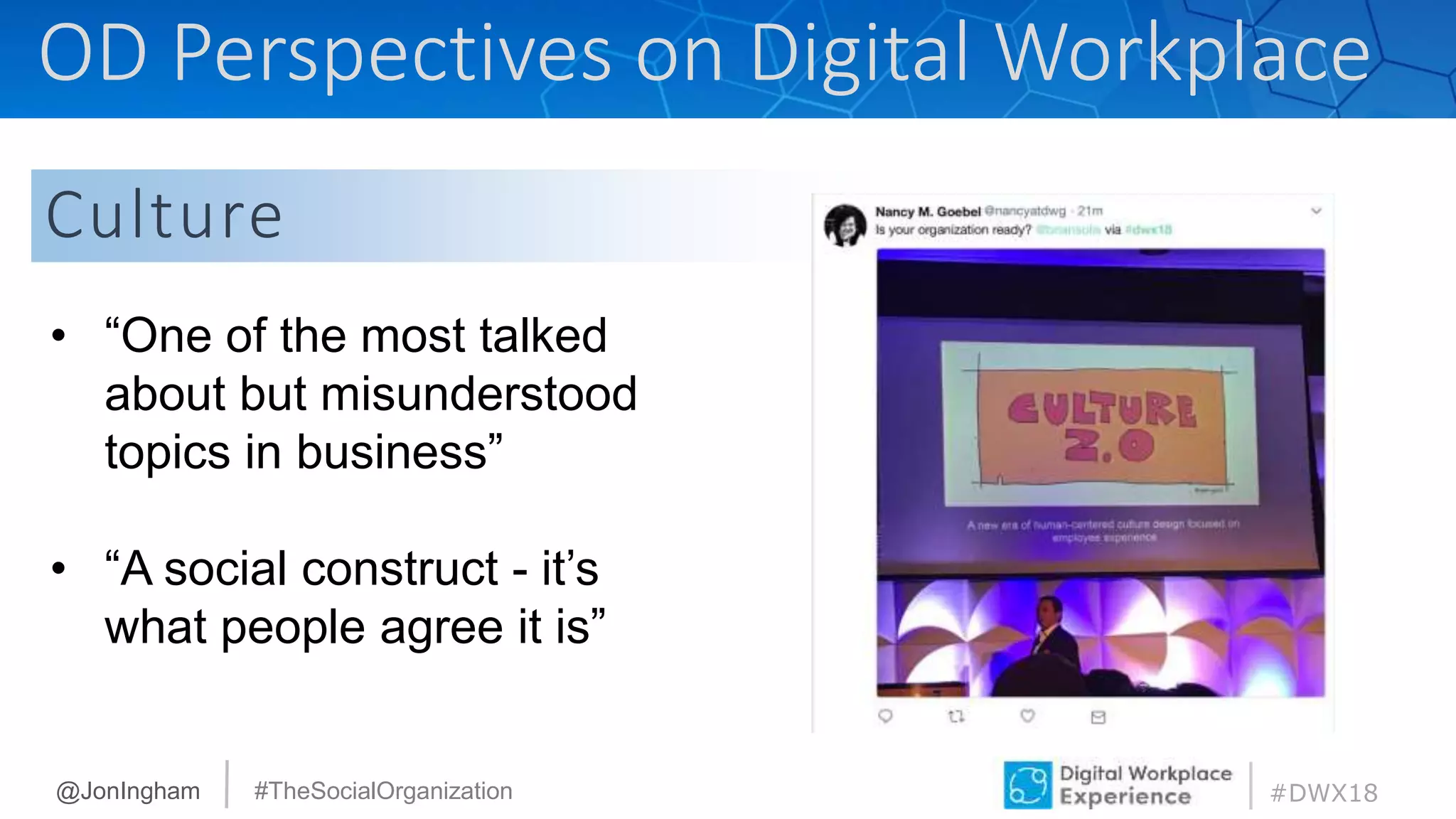 Organisation Design for Digital Workplace Experience | PPT