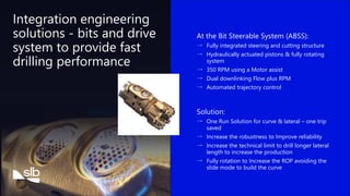 ROLE OF BIT STEERABLE SYSTEM IN PRODUCTION OPTIMIZATION & COST ...
