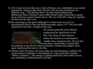 Donnie Darko Opening Scene Analysis | PPT