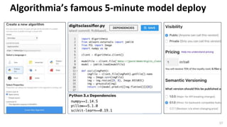 Serverless Functions and Machine Learning: Putting the AI in APIs | PPTX