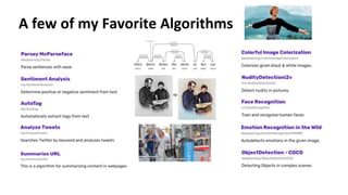 Serverless Functions and Machine Learning: Putting the AI in APIs | PPTX