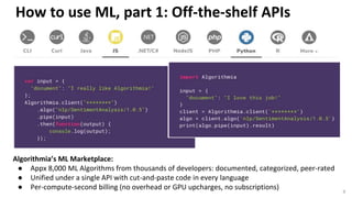 Serverless Functions and Machine Learning: Putting the AI in APIs | PPTX | Cloud Computing ...