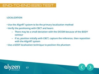 Commissioning AlignRT with Minimal Disruption | PPTX | Cancer ...