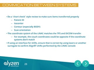 Commissioning AlignRT with Minimal Disruption | PPTX | Cancer ...