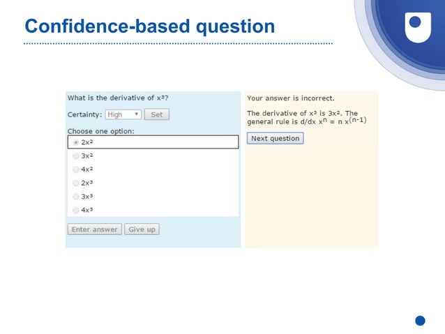 Confidence based marking: assessing with confidence | PPTX ...