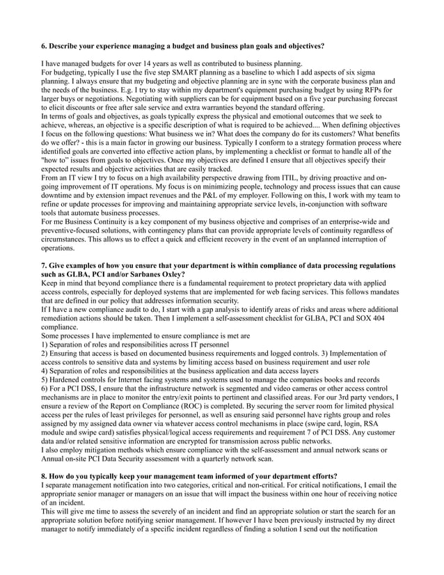 Jon shende fbcs citp q&a | PDF