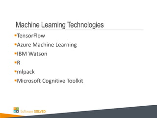 Conf 2018 Track 2 - Machine Learning with TensorFlow | PPT