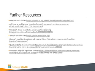 Conf 2018 Track 2 - Machine Learning with TensorFlow | PPT