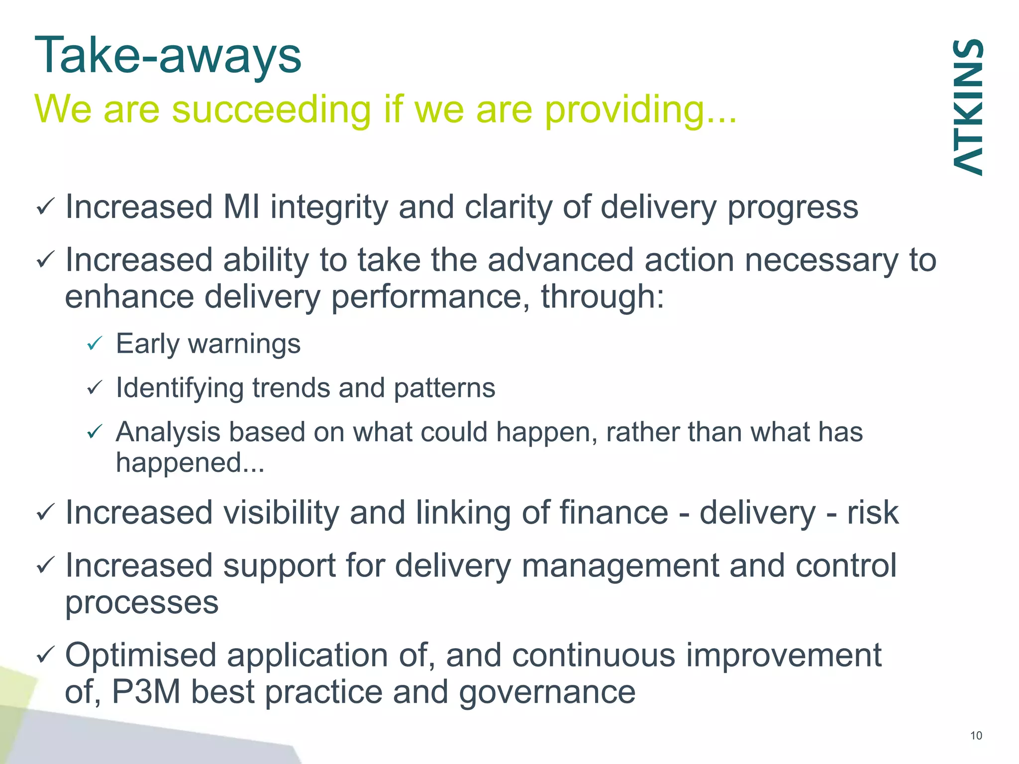 PMO Assurance: getting value from management information: Jon Street ...