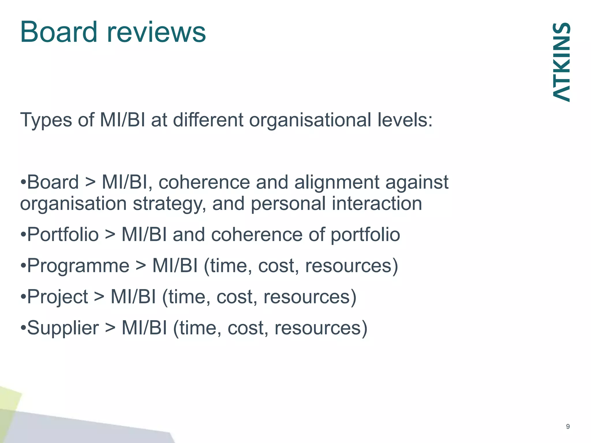 PMO Assurance: getting value from management information: Jon Street ...