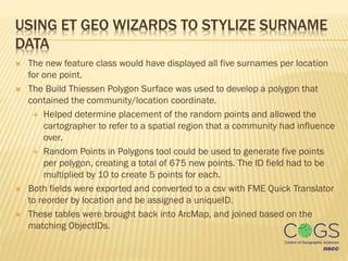 Nova Scotia Surnames and Mapping Methods | PPT