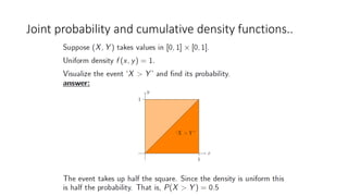 Joint probability mass and density functions | PPT