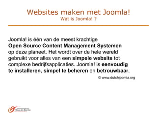Joomla | PPT | Technology & Computing