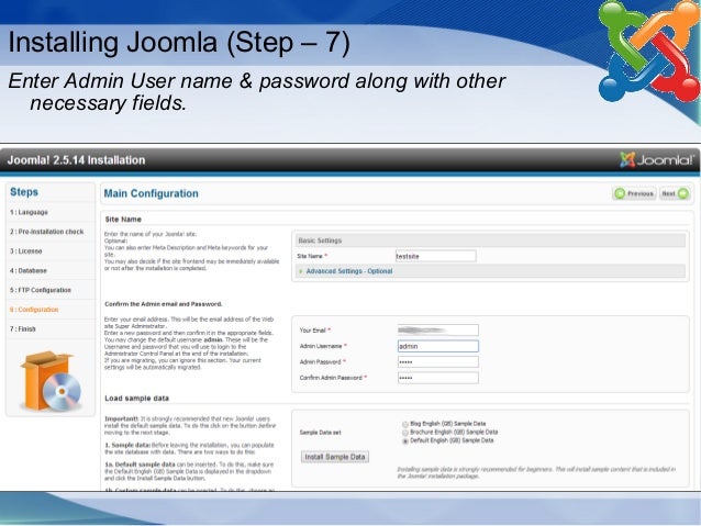 Configuring & Installing Joomla on Windows using WAMP Server. Configuring & Installing Joomla on Windows using WAMP Server.